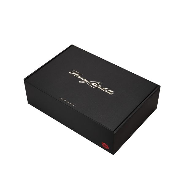 Quality Black Cardboard Product Boxes Retail Shipping Boxes With Sliver Foil Stamping for sale