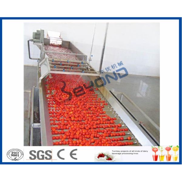 Quality Fruit Processing Tomato Juicer Machine , Electric Tomato Juicer Process Plant And Machinery for sale