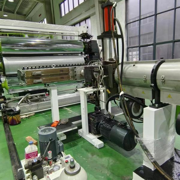 Quality Used Plastic Sheet Extruder 150mm Single Screw Extrusion Sheet Machine for sale