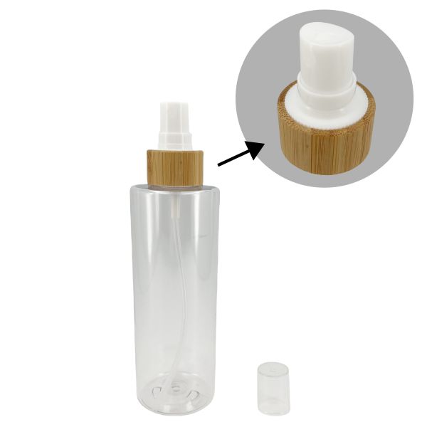 Quality 100ml 120ml Plastic Perfume Spray Bottles Transparent Flat Shoulder Bottle for sale