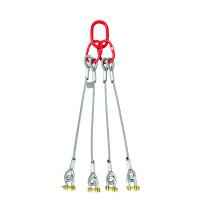 Quality Galvanized Steel 48mm 4 Way Wire Rope Slings, lift sling for sale