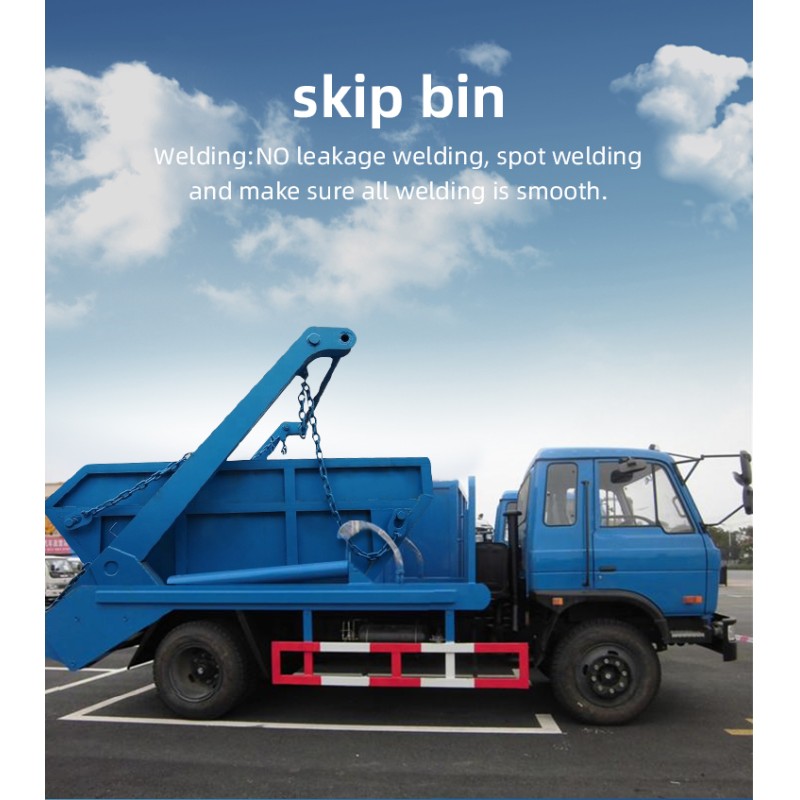 Heavy duty skip bin exterior view