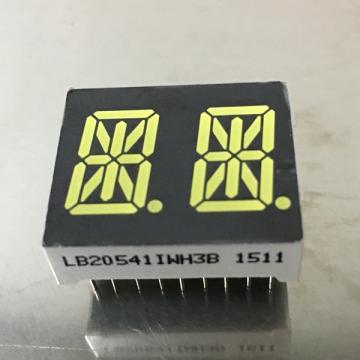 Quality Ultra Bright White 0.54" 14 Segment Led Display Dual Digit common anode For for sale