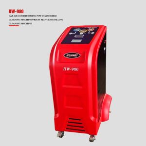 Quality R134a Huawei 980 Automotive AC Recovery Machine 750W 5.4m3/H for sale