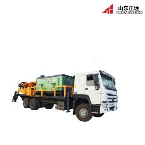 Quality Factory Price 200m Depth Truck Mounted Borehole Drill Machine Rotary Drilling for sale
