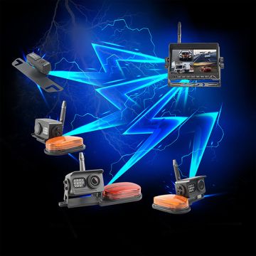 Quality Night Vision 10m Vehicle Rearview Camera 7 Inch Color Monitor for sale