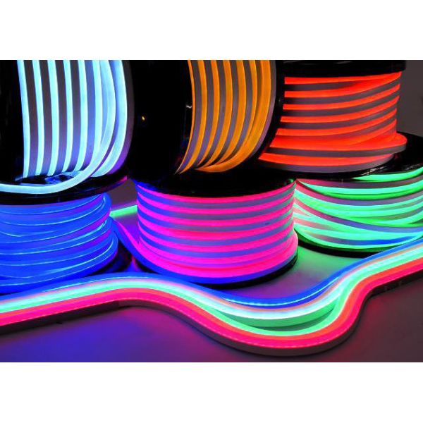 Quality 110V Led Neon Flex Light , Pink Flexible Led Neon Light For Home Decor for sale