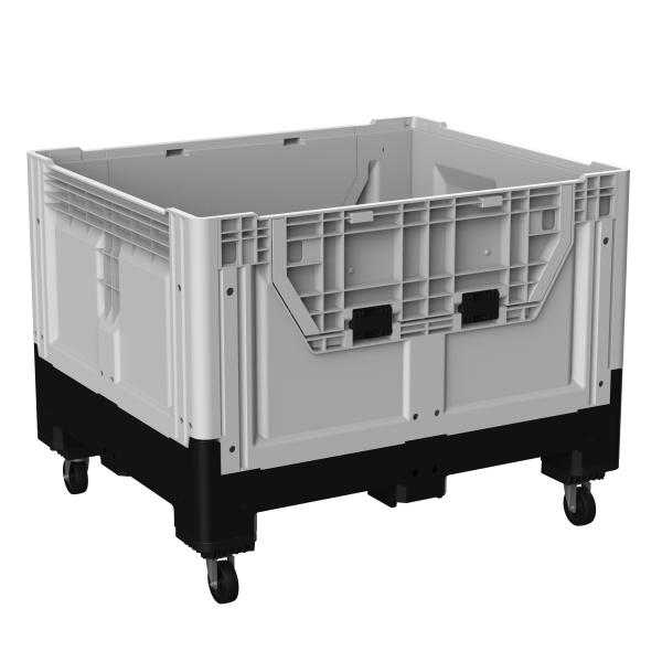 Quality Space-Saving Design HUADING 4 Way Entry Large Foldable Storage Plastic Pallet for sale