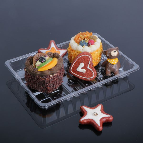 Quality Rectangle Pet Plastic Blister Tray Fruit Food Packaging for sale