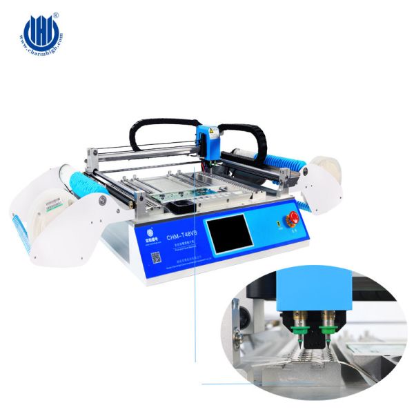 Quality CHM-T48VB Desktop SMT Pick and Place Machine AC220V 300W 6000cph Without Vision for sale