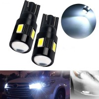 Quality T10 5630 6 SMD Nonpolarity Led Car Side Light Bulbs Modified LED Bulb DC 12V for sale
