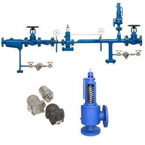 Quality Full Lift Flanged Safety Valves Pilot Spiraxsarco SV607 Use on Steam, Inert for sale