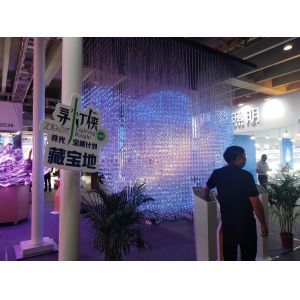 Quality P100 Soft Transparent 3D-Dot LED Curtain Screen 125mm for sale