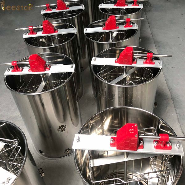 Quality 2 frame Manual Stainless Steel Bee Honey Extractor for beekeeping for sale