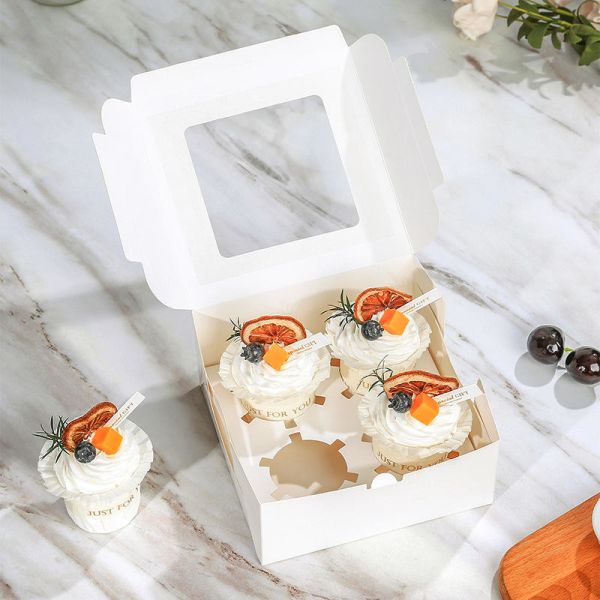 Quality Food Grade Windowed Cake Boxes with Customized Design and Shape for sale