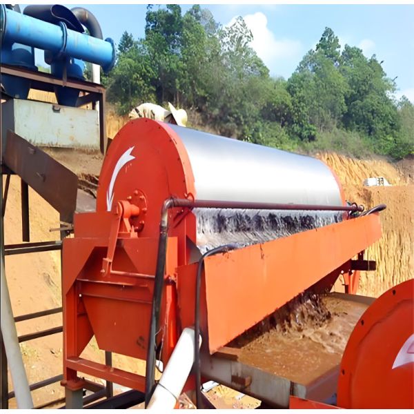 Quality Steel Magnetic Drum Separators Machine 15-35 Rpm Rotation Speed 600-9300/Kg Weight for sale