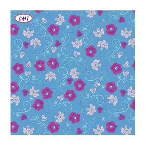 Quality 100% Polyester Printed 150gsm Woven Floral Flower Fabrics for Dresses A4 Size for sale