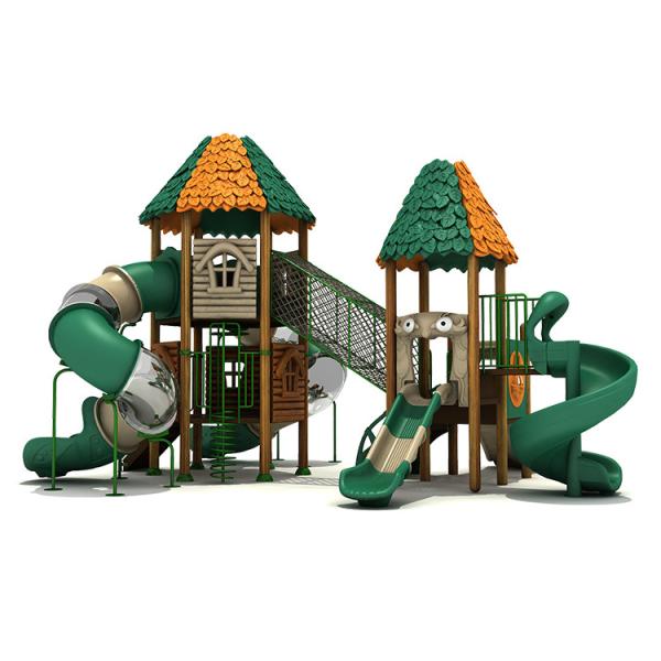 Quality LLDPE Plastic Playground Equipment Slides For Outdoor Amusement for sale