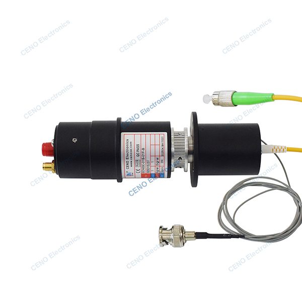Quality Integrate Signal and FORJs Slip Ring with High Speed Fiber Optic Rotary Joint for sale
