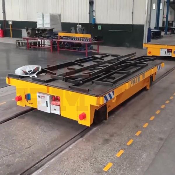 Quality 20T Railroad Transfer Cart , Wireless Remote Control Electric Transfer Trolley for sale