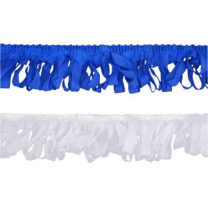 Quality 5cm Blue Ployester Pillows Tassel Fringe Trims for sale