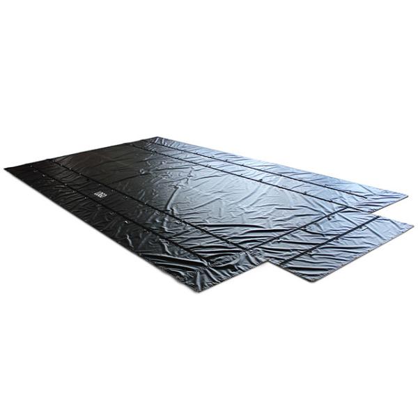 Quality Blue Steel Tarps With PVC Coated Fabric For Custom Flatbed for sale