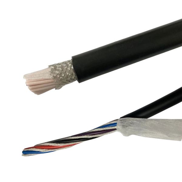 Quality 600V PUR Shielded Robotic Towline Cable Bending Resistant for sale