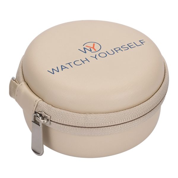 Quality OEM ODM Velvet Lining EVA Watch Case PU Leather Surface Zipper Closed for sale
