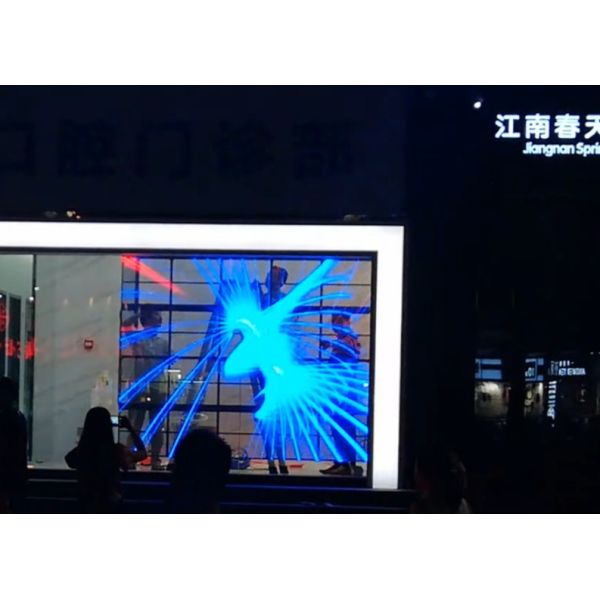 Quality AC85V Transparent LED Smart Screen Advertising Led Glass Display for sale