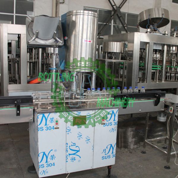 Quality 1500BPH Drinking Water 0-2L PET Auto Bottle Filling Machine for sale