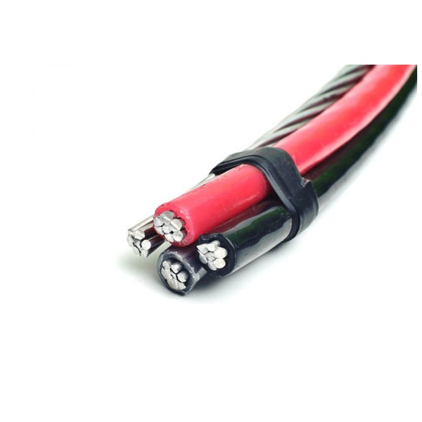 Quality Shanghai Shenghua Cable XLPE / PVC Insulated Aerial Bundled Cable , Triplex Service Drop Cable for sale