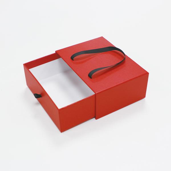 Quality CMYK Printing Debossing Red Spot UV Cardboard Drawer Boxes for sale