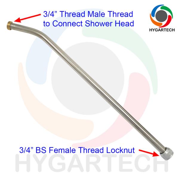 Quality Aluminum Soft Rain Water Wand Hose Lance W/ Front Trigger for sale