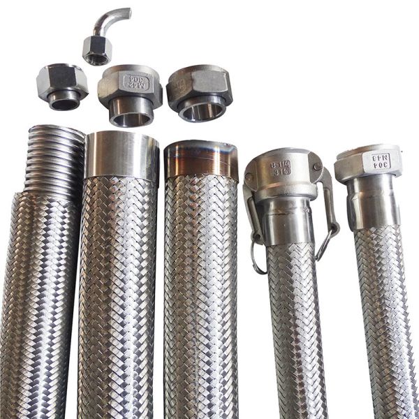 Quality 316 Stainless Steel Corrugated Tube Customized Hose Low Temperature Resistance for sale