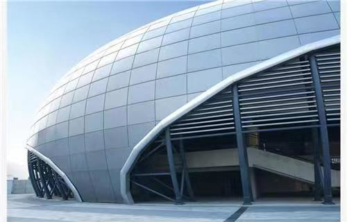 Quality Rectangle Open frame curtain wall with Free Shrink Polythene Packing for sale