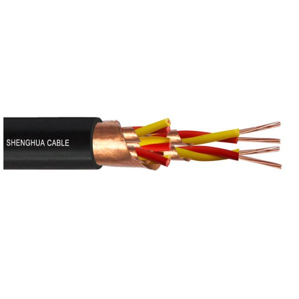 Quality Al Foil Plastic Screen PE Insulation Shielded Power Cable with CU core for sale
