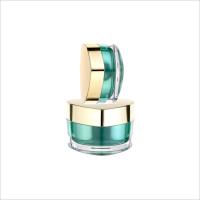 Quality Triangle Empty Plastic Cosmetic Jars Screw Acrylic Cosmetic Cream Packaging for sale
