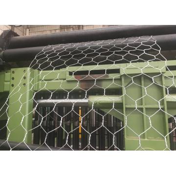 PLC Control 100*120mm Gabion Mesh Machine With Overload Protect Clutch 2.6mm