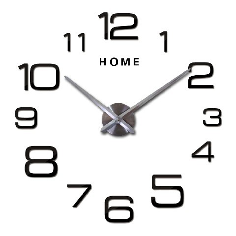 Quality Arabic Digital 3D Quartz DIY Custom Wall Clock Large Vintage Style Wall Clocks for sale