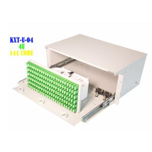 Quality Electrical Rack Fiber Patch Panel Box , 144 Port Fiber Patch Panel 4U for sale