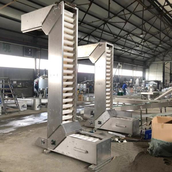 Quality Z Shaped Nuts Feeding Conveyor Cereal Grain 3l Vertical Bucket Elevator for sale