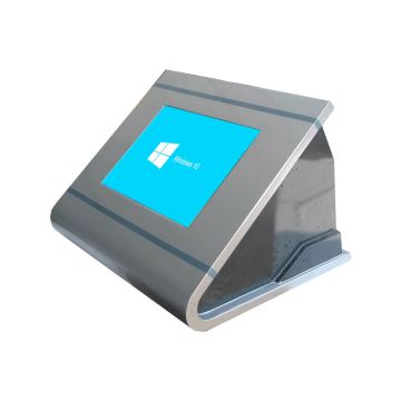 Quality Space Saving Desktop Kiosk With Durable Steel Enclosure IR Touchscreen TFT LCD for sale