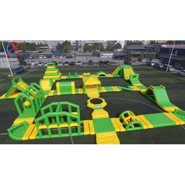 Quality Manufacturer Commercial Sea Inflatable Water Park With Climbing Walls Slides for sale