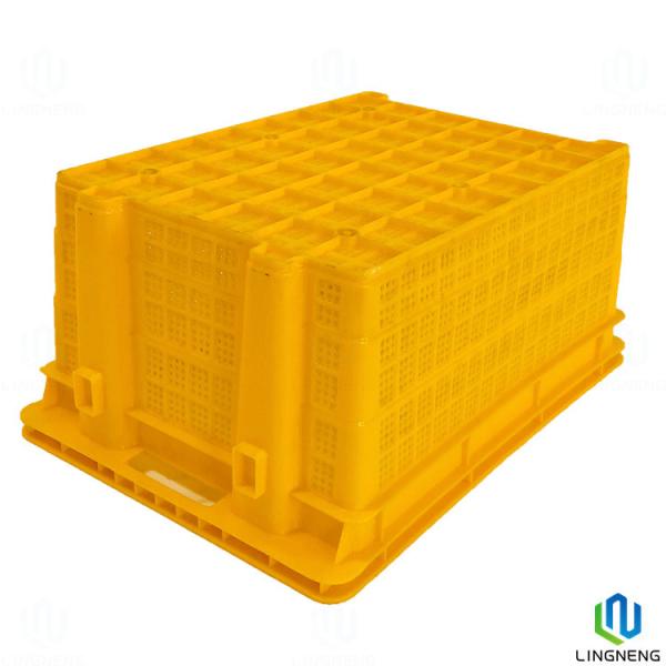 Quality Food Grade Plastic Fruit And Vegetable Crates Stackable Nestable for sale