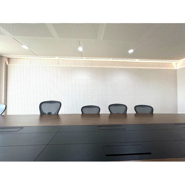 Quality 16/16/8mm Office Meeting Room Ceiling Tile Perforated Acoustic Panel Sound Absorption Board for sale