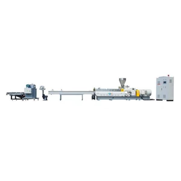 Quality Twin Screw Co-rotating Parallel Plastic Granules Extrusion Machine with 500rpm for sale
