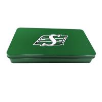 Quality Durable Rectangular Gift Tin Cans With Hinged Lid Gifts Keepsakes for sale