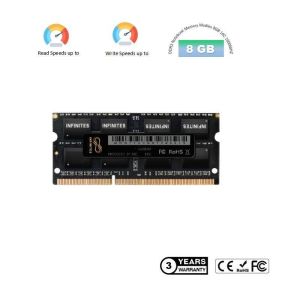 Quality Black Gaming Laptop Memoria RAM 204 Pin DDR3 Laptop RAM 8gb 1600mhz for sale