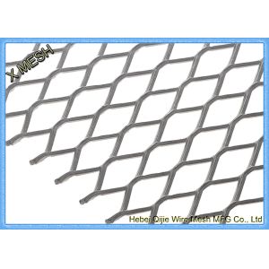 DIN EN ISO 1461 Expanded Metal Mesh , Aluminum Expanded Metal Sheet For ...