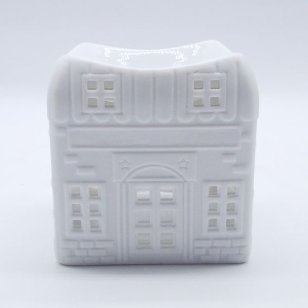 Quality House-shaped Ceramic Essential Oil  Desktop burner Used for Bedroom Fragrance for sale